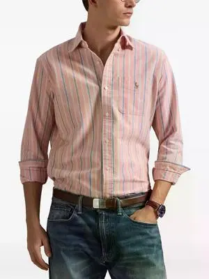 Polo Ralph Lauren Striped Embroidered-logo Shirt