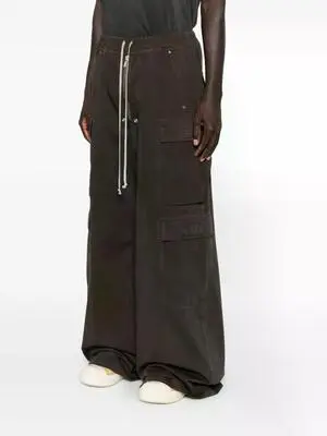Rick Owens Double Cargo Jumbo Belas Trousers - Brown