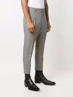 Dsquared2 Houndstooth Cropped Tailored Trousers
