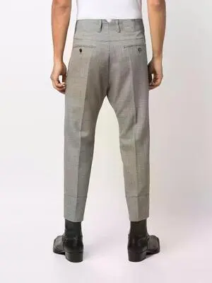 Dsquared2 Houndstooth Cropped Tailored Trousers