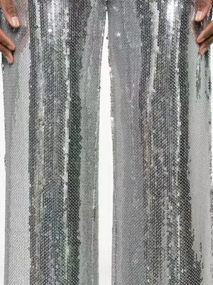 Patrizia Pepe Sequin Embellished Flared Trousers