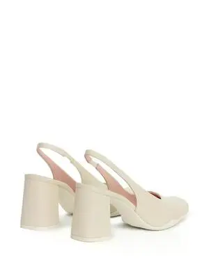 Fabiana Filippi 75mm Block Heel Slingback Pumps
