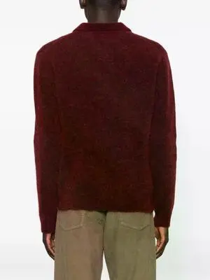 SUNFLOWER Long-sleeve Polo Shirt - Red