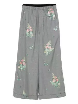 BED J.W. FORD Floral Embroidered Trousers
