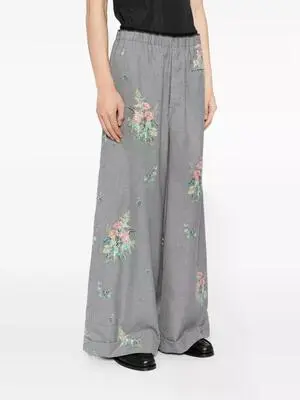 BED J.W. FORD Floral Embroidered Trousers