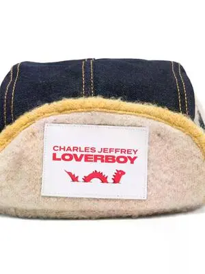 CHARLES JEFFREY Shearling Trimmed Trapper Hat