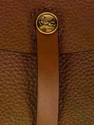 Etro Pony Buckle-fastening Leather Shoulder Bag
