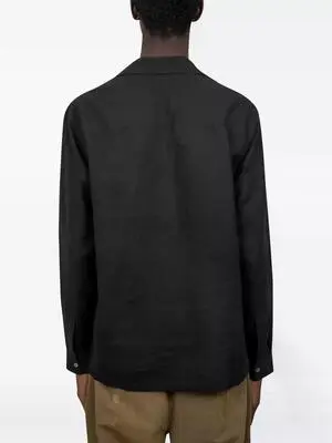 BAZISZT Palm-tree Embroidered Shirt