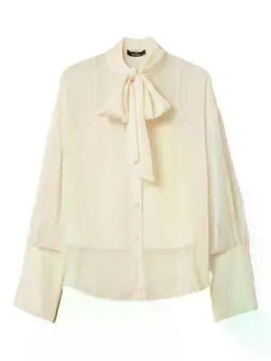 TWINSET Tie-neck Long-sleeve Shirt