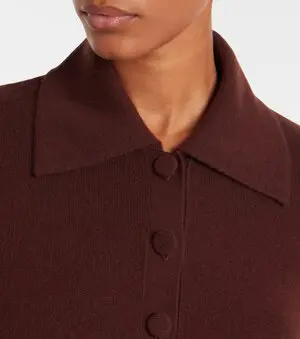 Dries Van Noten Cashmere Polo Cardigan