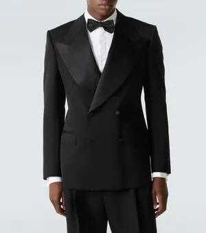 Dolce & Gabbana Wool And Silk-blend Tuxedo Jacket