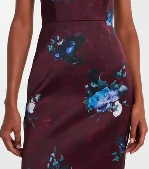 Erdem Floral Duchesse Cocktail Dress