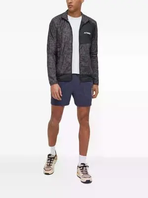 Adidas Abstract-print Zip-up Jacket