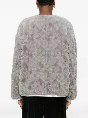 FORTE_FORTE Textured Toggle Fastening Jacket