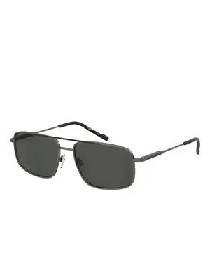 PIERRE CARDIN EYEWEAR Square Frame Sunglasses - Silver