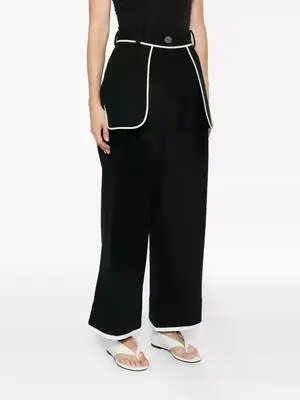 Soh Contrasting-trim Trousers