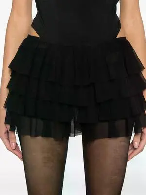 Norma Kamali Ruffled Skorts