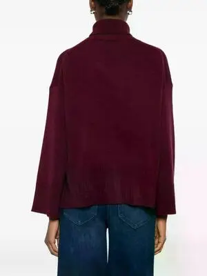 PUROTATTO High-neck Side-split Sweater