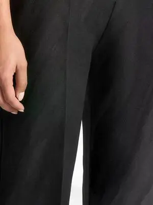 Manière De Voir Paneled Faux-leather Tailored Trousers