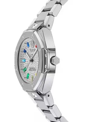 Philipp Plein Royal Prestige Watch With Crystal Embellishments