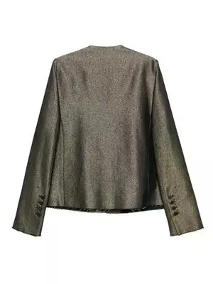 SAPIO Metallic Frayed-edge Jacket