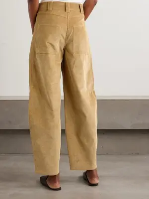 Co Cotton-corduroy Barrel-leg Trousers