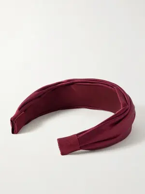 JENNIFER BEHR Sabrina Ruched Satin Headband