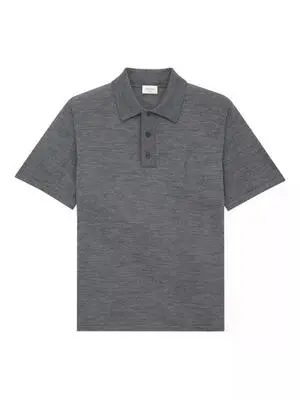 Saint Laurent Cassandre Short-sleeve Polo Shirt