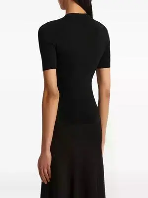 Khaite Celina Short-sleeved Crew-neck T-shirt - Black
