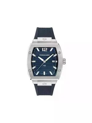 FERRAGAMO F-80 Tonneau Case Watch - Silver