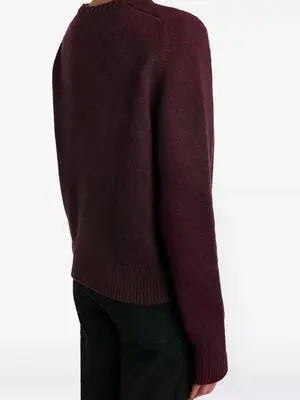 Khaite Ribbed Crew Neck Long Sleeve Pullover