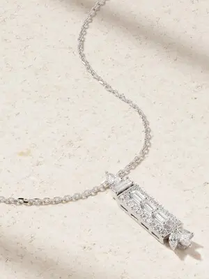 Yeprem 18-karat White Gold Diamond Necklace