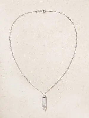 Yeprem 18-karat White Gold Diamond Necklace