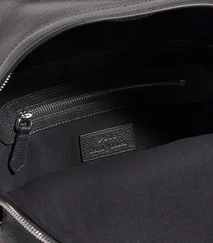 Polo Ralph Lauren Pebbled Leather Backpack - Black