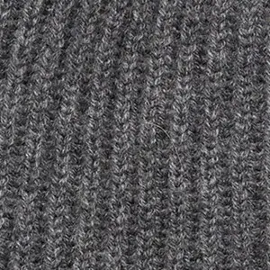 Brunello Cucinelli Cashmere English Rib Knit Beanie - Grey
