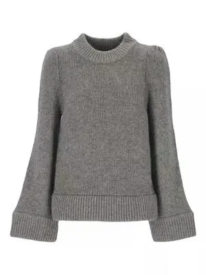 MADELEINE THOMPSON Wool Blend Sweater - Grey