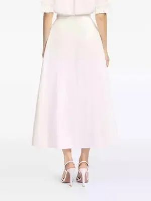 Elie Saab High-waisted Cotton Skirt