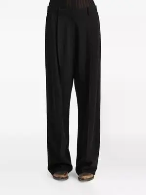 Khaite Belt-loops Pleated Trousers