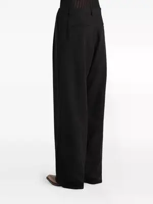 Khaite Belt-loops Pleated Trousers
