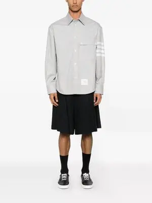 Thom Browne 4-bar Flannel Shirt