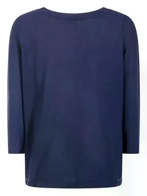 ZANONE Boat Neck Top - Blue