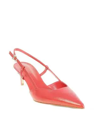 SERGIO LEVANTESI 50mm Elsa Slingback Pumps - Red