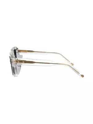 AKONI Rectangle Frame Sunglasses