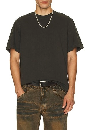 AGOLDE Asha Mock Neck Tee - Fracture
