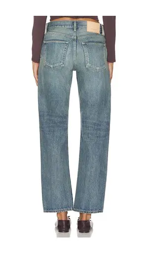 Moussy Vintage Showell Straight Jeans In Medium Wash