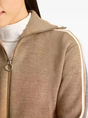 Fusalp Stripe Detail Zip-up Cardigan