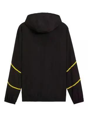 PUMA Borussia Dortmund Hooded Jacket - Black