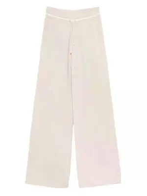 Eleventy Ribbed Drawstring Trousers - Neutrals