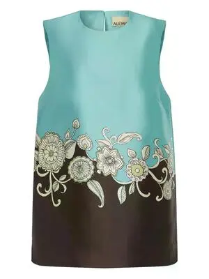 ALEMAIS Alemas Gia Mini Dress - Blue