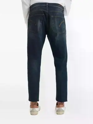 DONDUP Five-pocket Straight Leg Jeans - Black